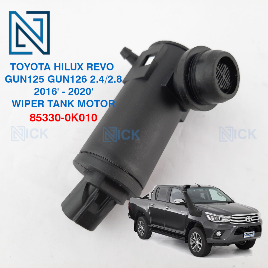 TOYOTA HILUX REVO 2.4 / 2.8 GUN125 GUN126 2016 - 2018 Wiper Washer Tank ...