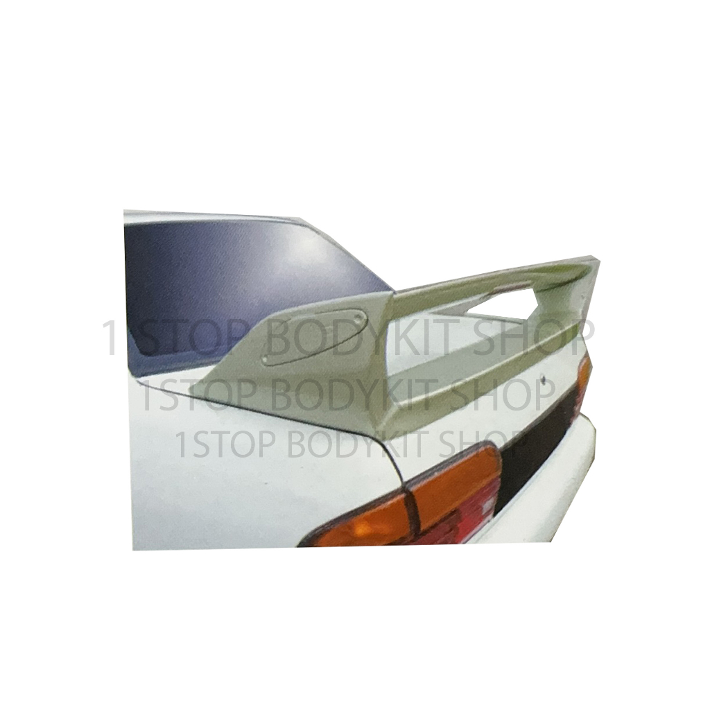 PROTON WIRA SALOON SPOILER GTR (LED)（FIBER GETAH ) SKIRT LIP BODYKIT ...