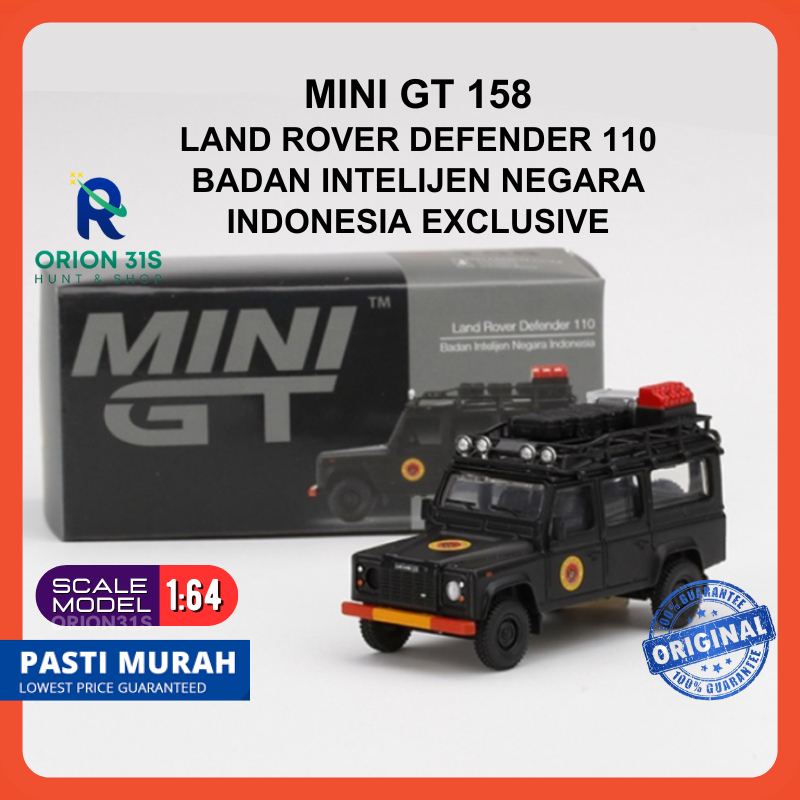 Mini GT Land Rover Defender 110 Badan Intelijen Negara Indonesia #158 ...