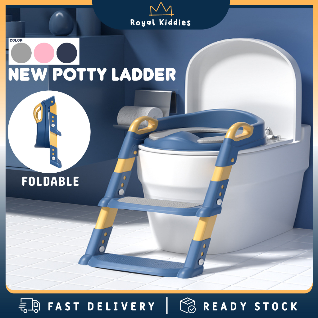 Foldable Potty Seat Training Adjustable Potty Toilet Bowl Seat with ...