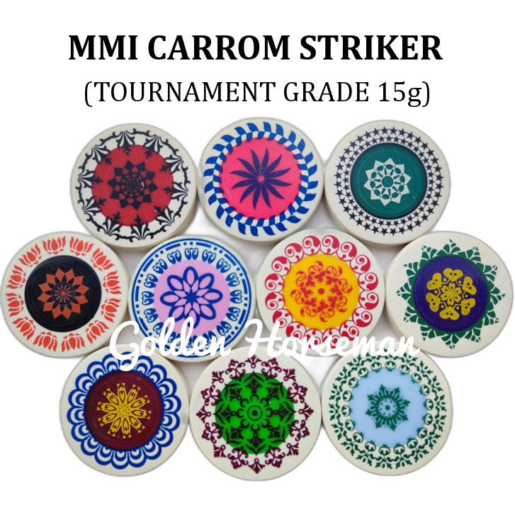 🔥🆂🅰🅻🅴🔥 MMI CARROM STRIKER 15g (Tournament Grade) Karom Striker | Shopee ...