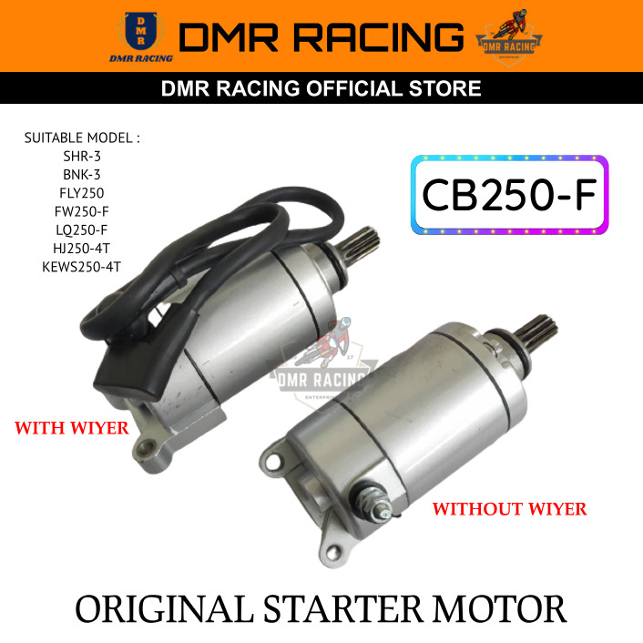 Motocross SHR-3/BNK-3/FLY250/FW250/HJ250/KEWS250 Original Starter Motor ...