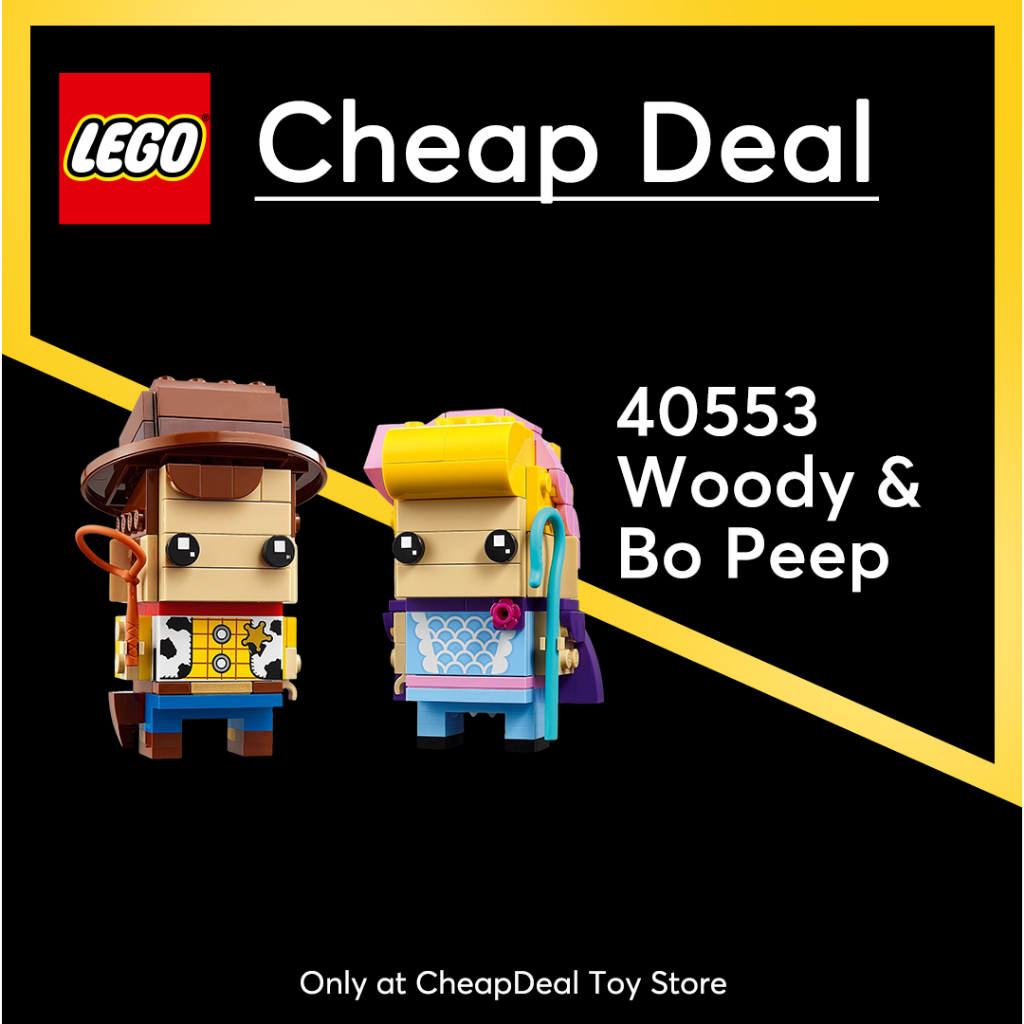 [Ready Stock] - LEGO 40553 Woody and Bo Peep (296 Pieces) | Shopee Malaysia
