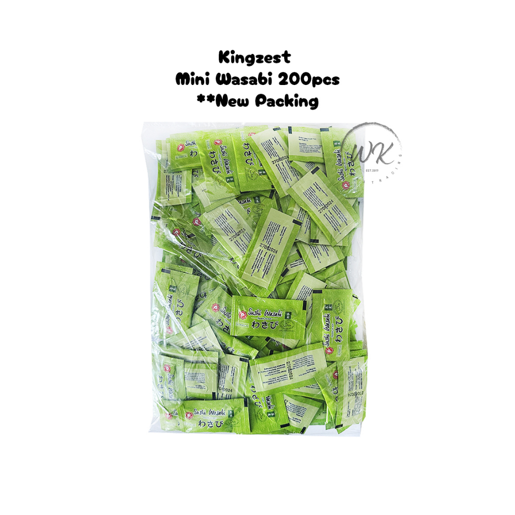 Kingzest mini wasabi sachet HALAL **New Packing 50pcs/100pcs/200pcs ...