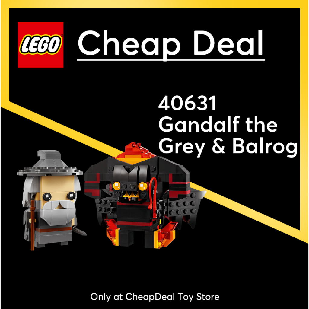 [Ready Stock] - LEGO 40631 Gandalf the Grey & Balrog (348 Pieces ...