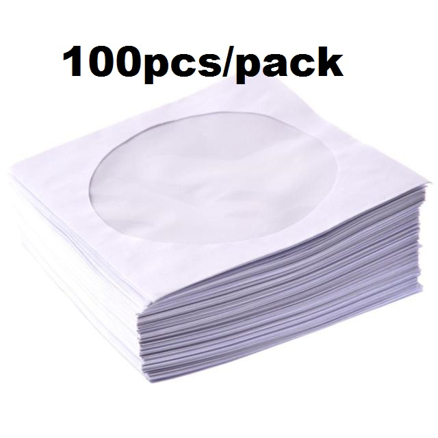 CD /DVD SLEEVE (Paper Envelopes) 100PCS/PACK (READY STOCK) | Shopee ...