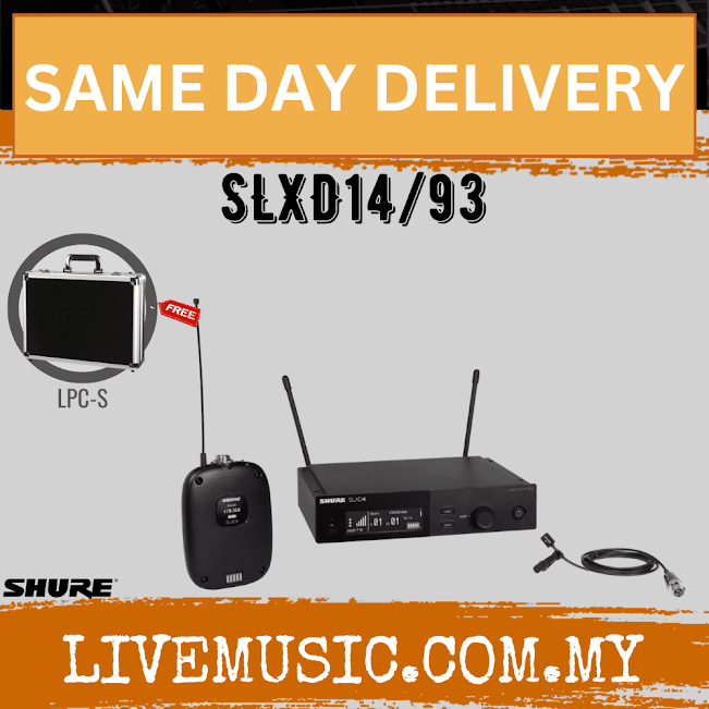 Shure SLXD14/93 Wireless System With Free LPC-S Hard Case ( SLXD14-93 / SLXD1493 ) | Shopee Malaysia
