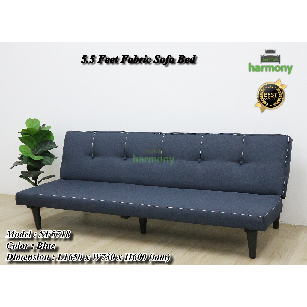 Harmony Fabric Foldable Sofa Bed / Quality Sofa Bed / Sofa Murah / Sofa ...