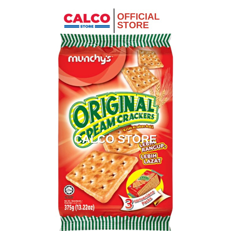 375g Munchy’s Original Cream Crackers Biscuit Biskut Krim Kraker Asli ...