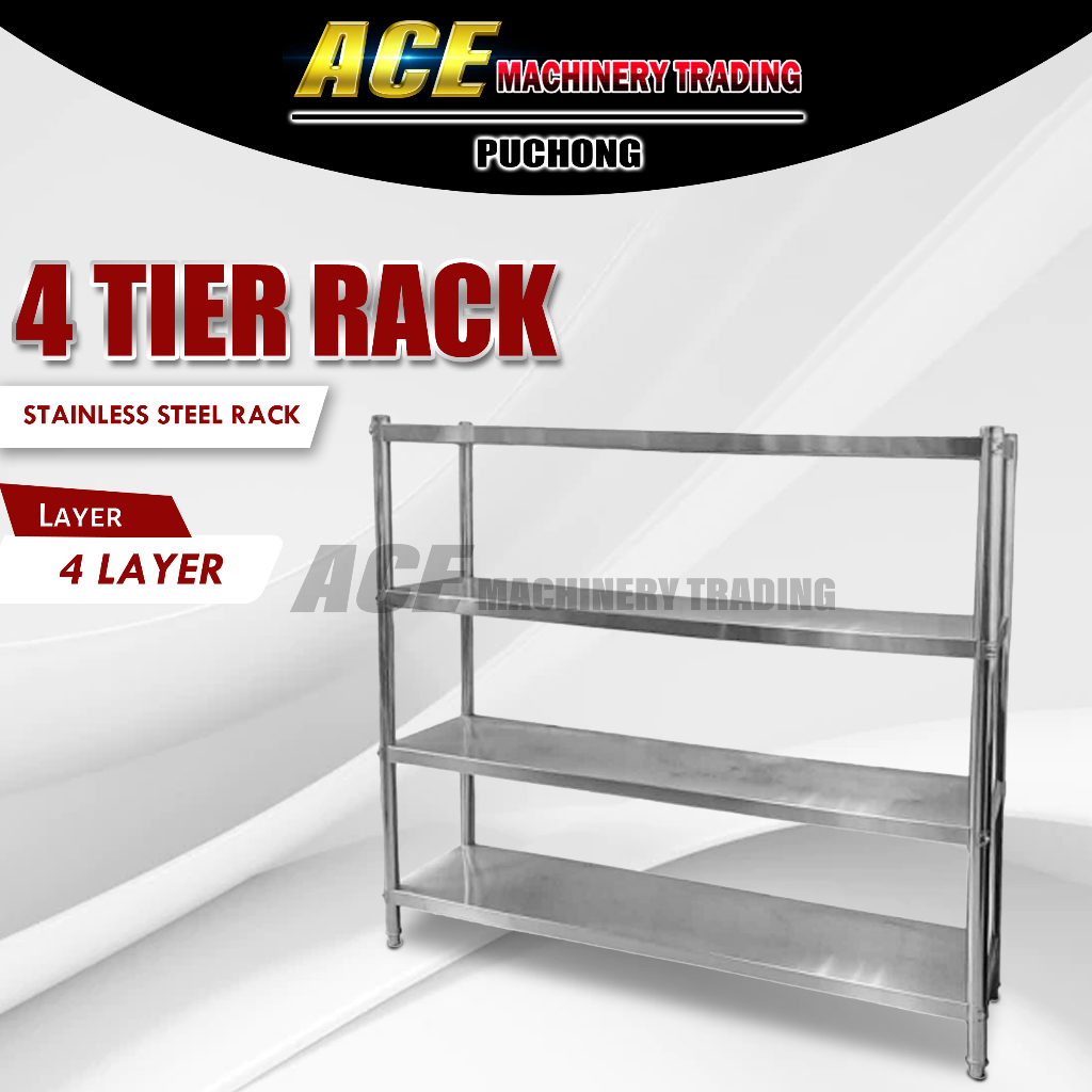 Commercial Use Stainless Steel 4 Tier Rack Normal Type/Perforated Type ...