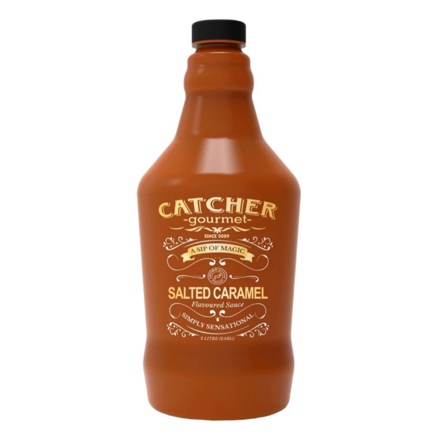 (Ready Stock)CATCHER Gourmet Chocolate Caramel Matcha Sauce 2L Halal ...