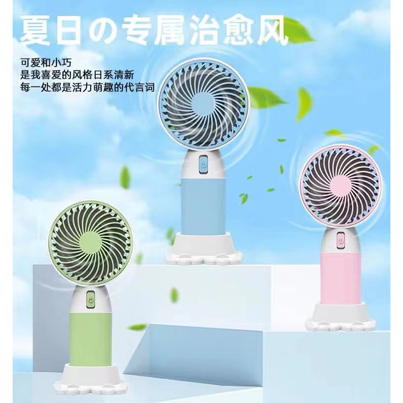 Cute Kawaii Handheld Mini Fan Cooling Fans Portable Summer Small Pocket ...