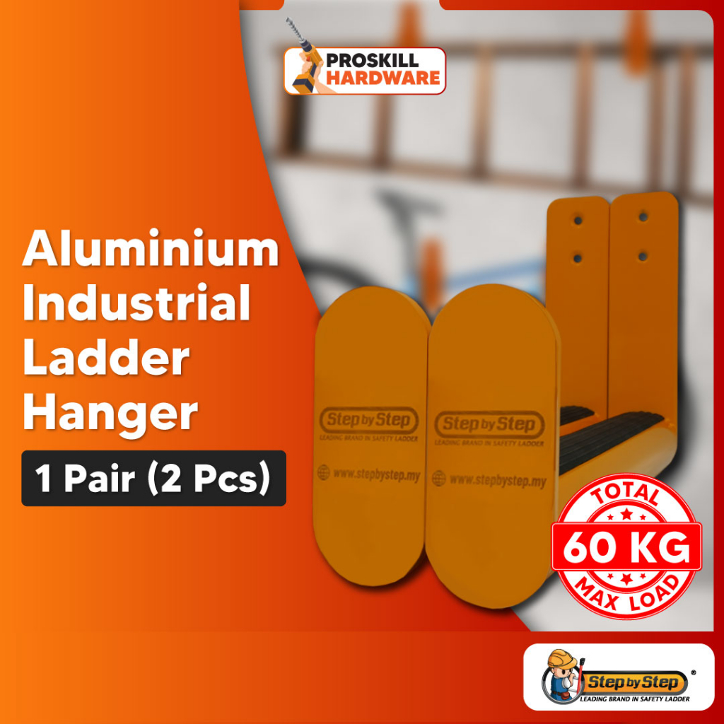 PROSKILL HARDWARE Aluminium Ladder Hanger Havy Duty 60kg / Penyangkut Barang Berat Aluminium ...