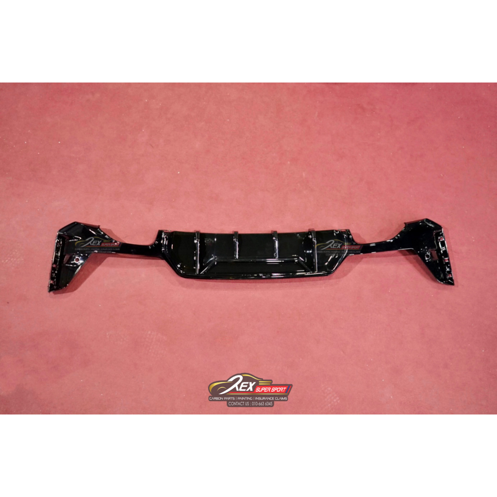 BMW 3 Series G20 LCI Rear Diffuser Sport Gloss Black 320i 330i 330e ...
