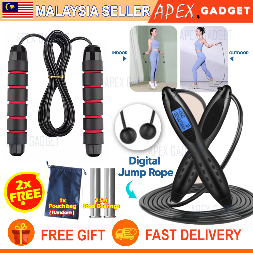 Skipping Rope Steel Wire Jump Rope Bearings Ball Rapid Iron Bar / Jump ...