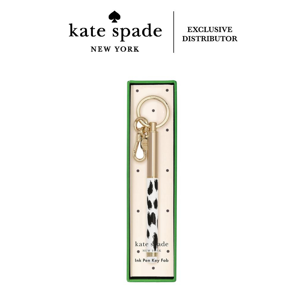Kate Spade Stationery Metal Ink Pen Key Fob, Black Ink Ballpoint ...