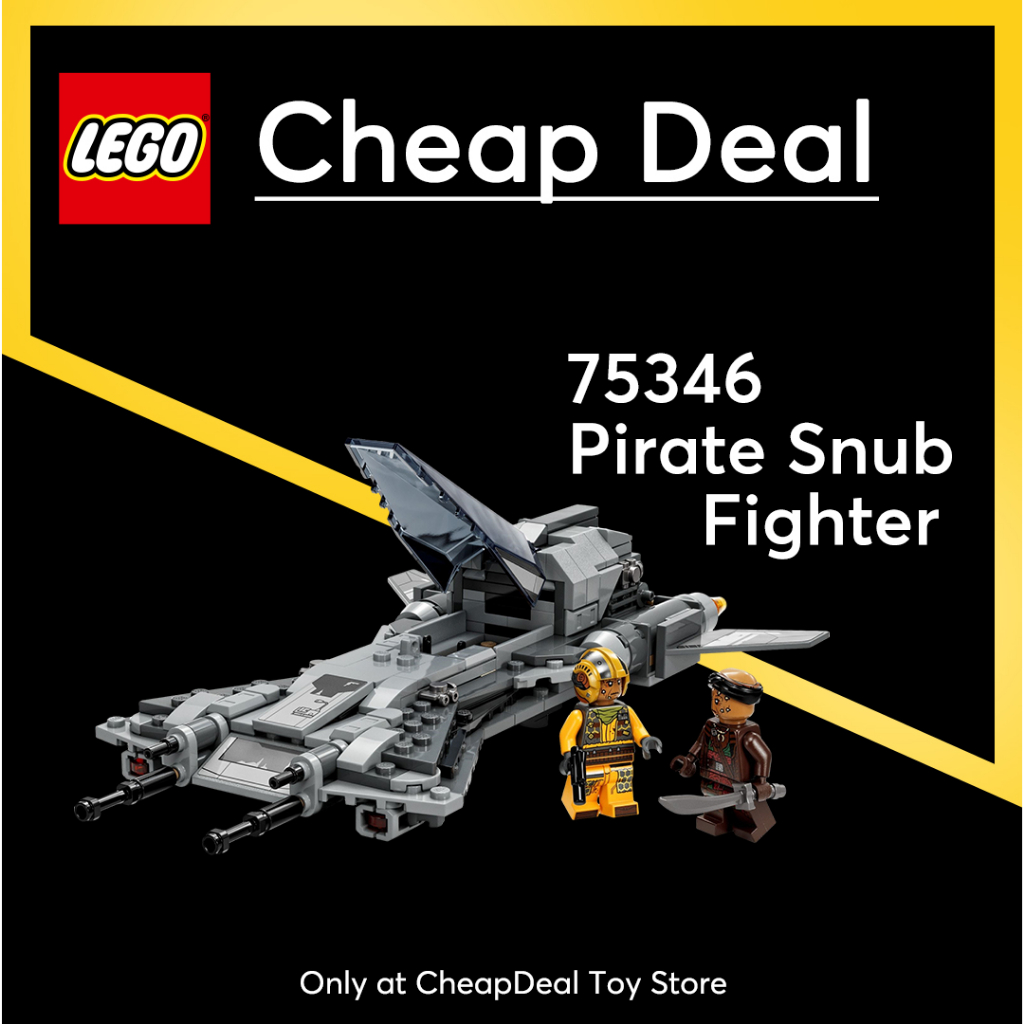 [Ready Stock] - LEGO 75346 Pirate Snub Fighter (285 Pieces) | Shopee ...