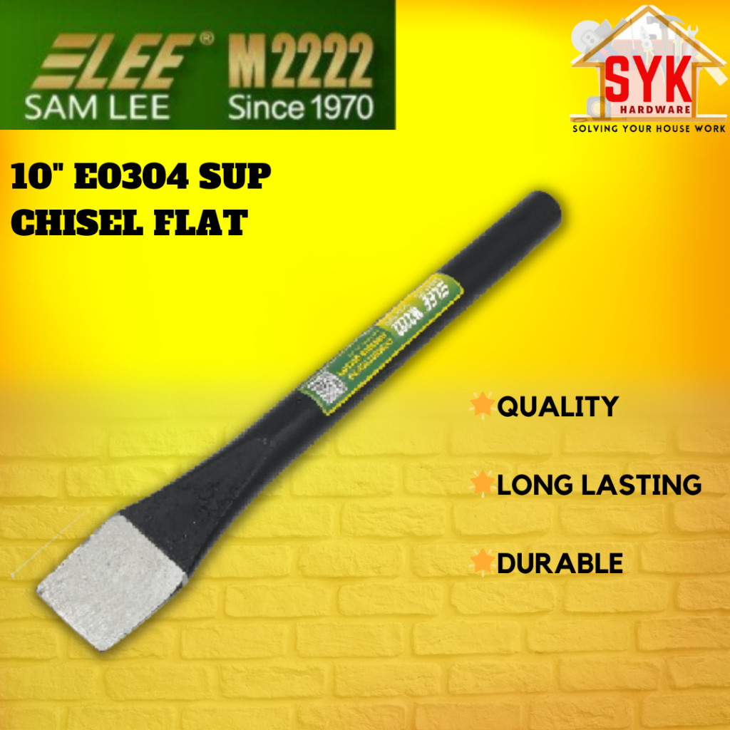 SYK Samlee E0304 10 Inch Sup Flat Chisel Breaker Concrete Simen Chisel ...