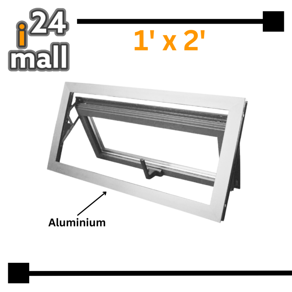 Aluminium Casement Window With Glass Toilet Window Top Hung Window ...