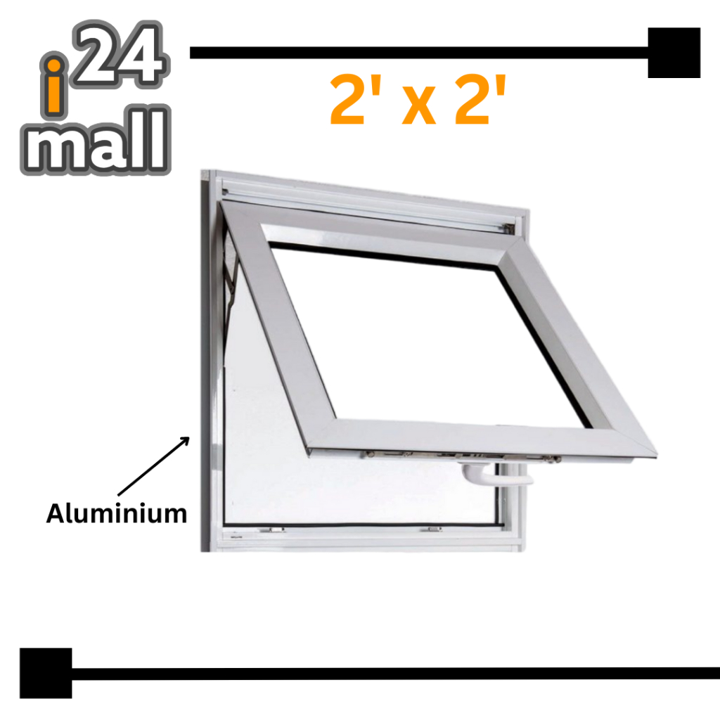 Aluminium Casement Window With Glass Toilet Window Top Hung Window ...