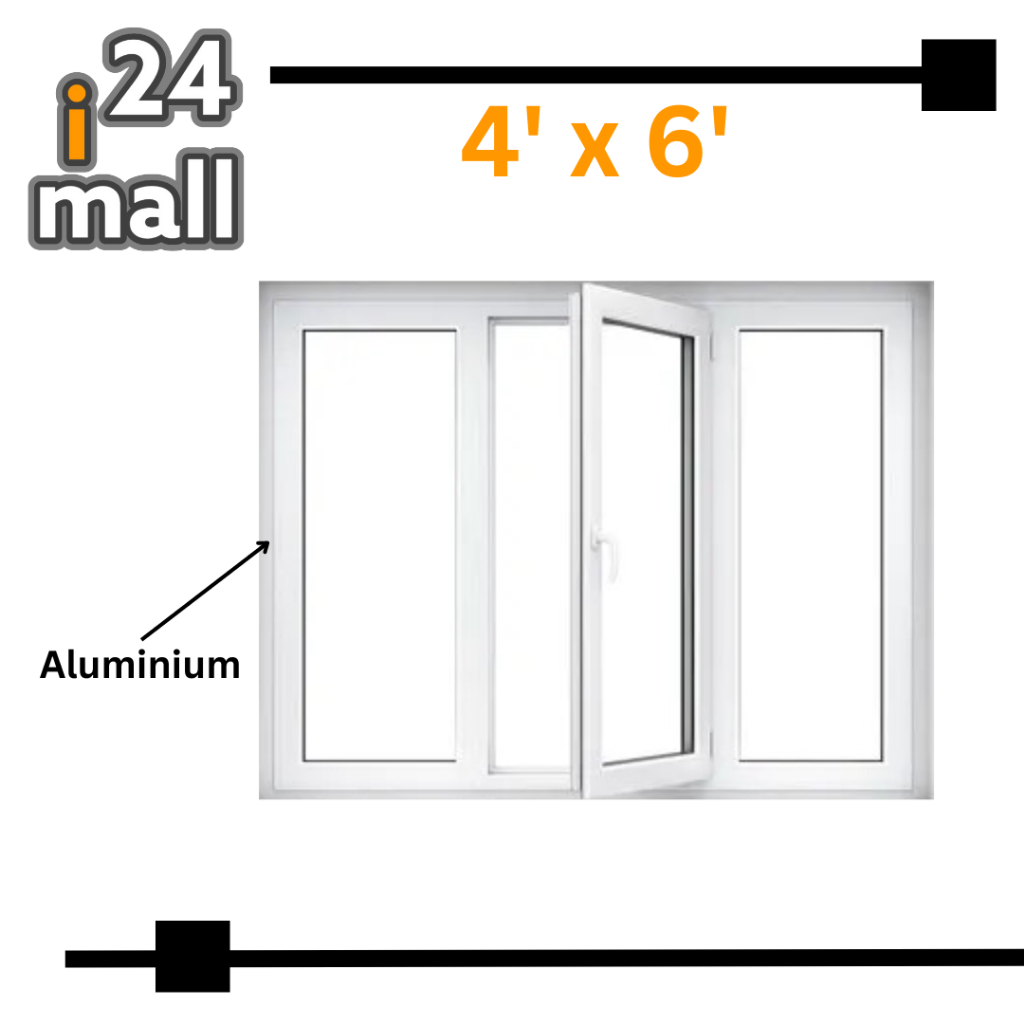 Aluminium Casement Window With Glass House Top Hung Window / Tingkap ...