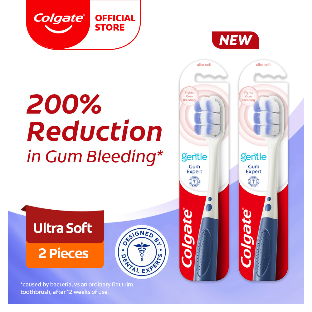 [Bundle of 2] Colgate Gentle Gum Expert Toothbrush | Shopee Malaysia