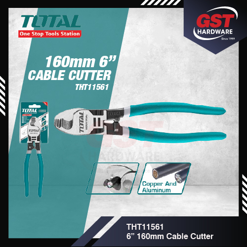 Total Cable Cutter Heavy Duty (6" / 8" / 10") Wire Cutter Heavy Duty ...