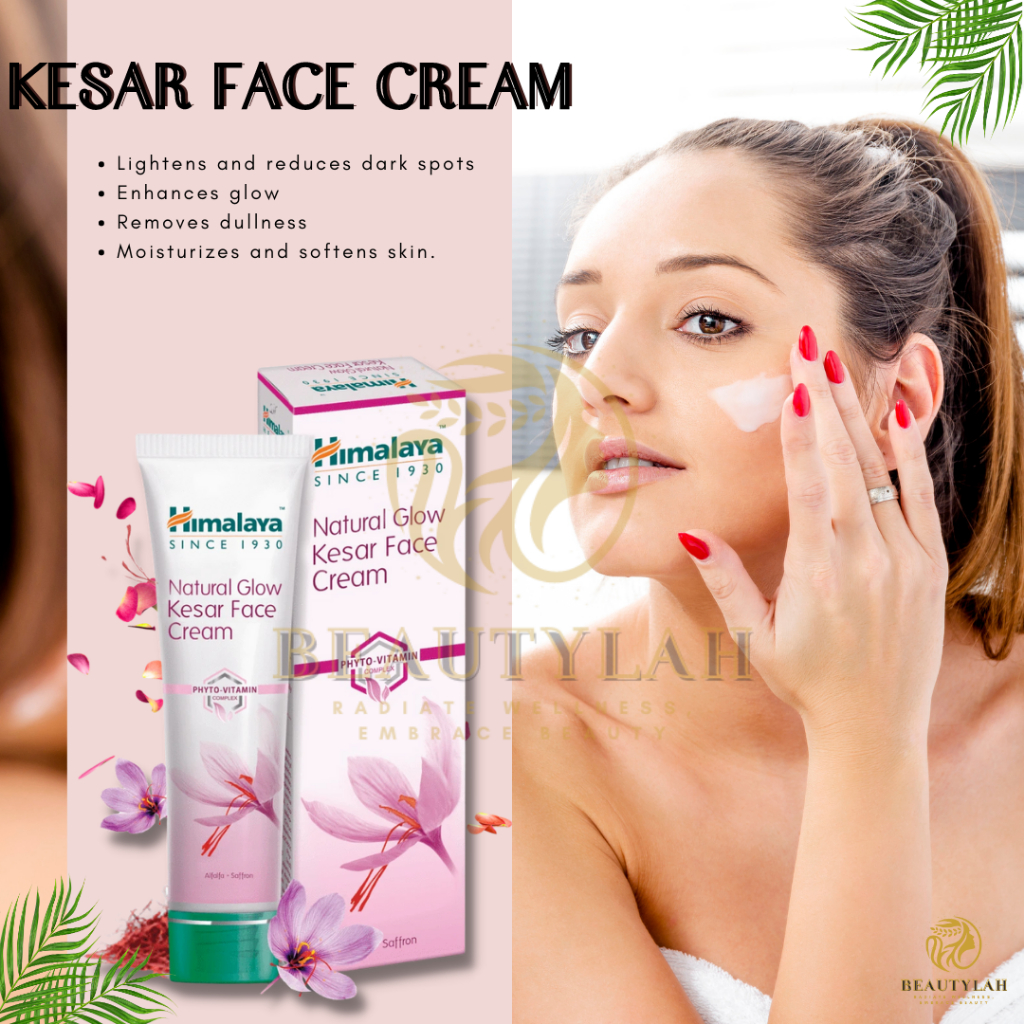 Krim Pemutih Muka Himalaya Kesar Face Cream Rose Face Cream Krim Mawar ...