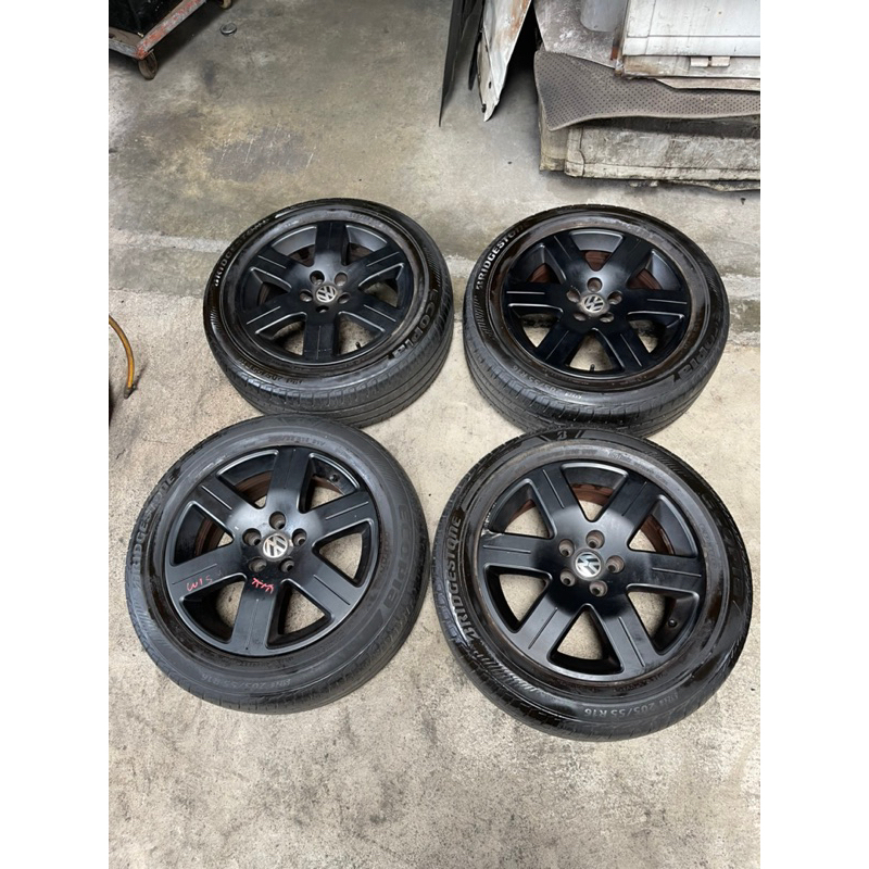 Original Volkswagen Sport Rim Black Edition (6.5J X 16H2 ET42) Made in ...