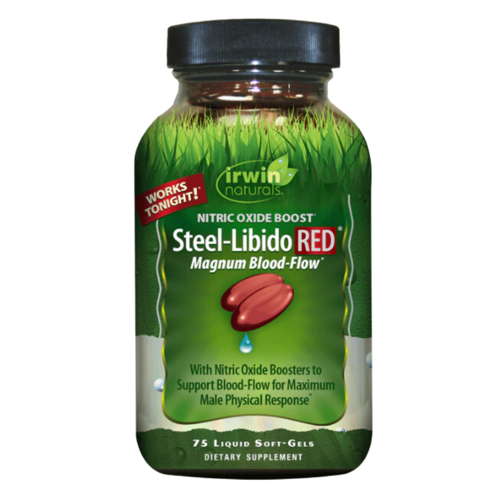 Irwin Steel-Libido RED (75 soft-gels) **EXP11/2024** | Shopee Malaysia