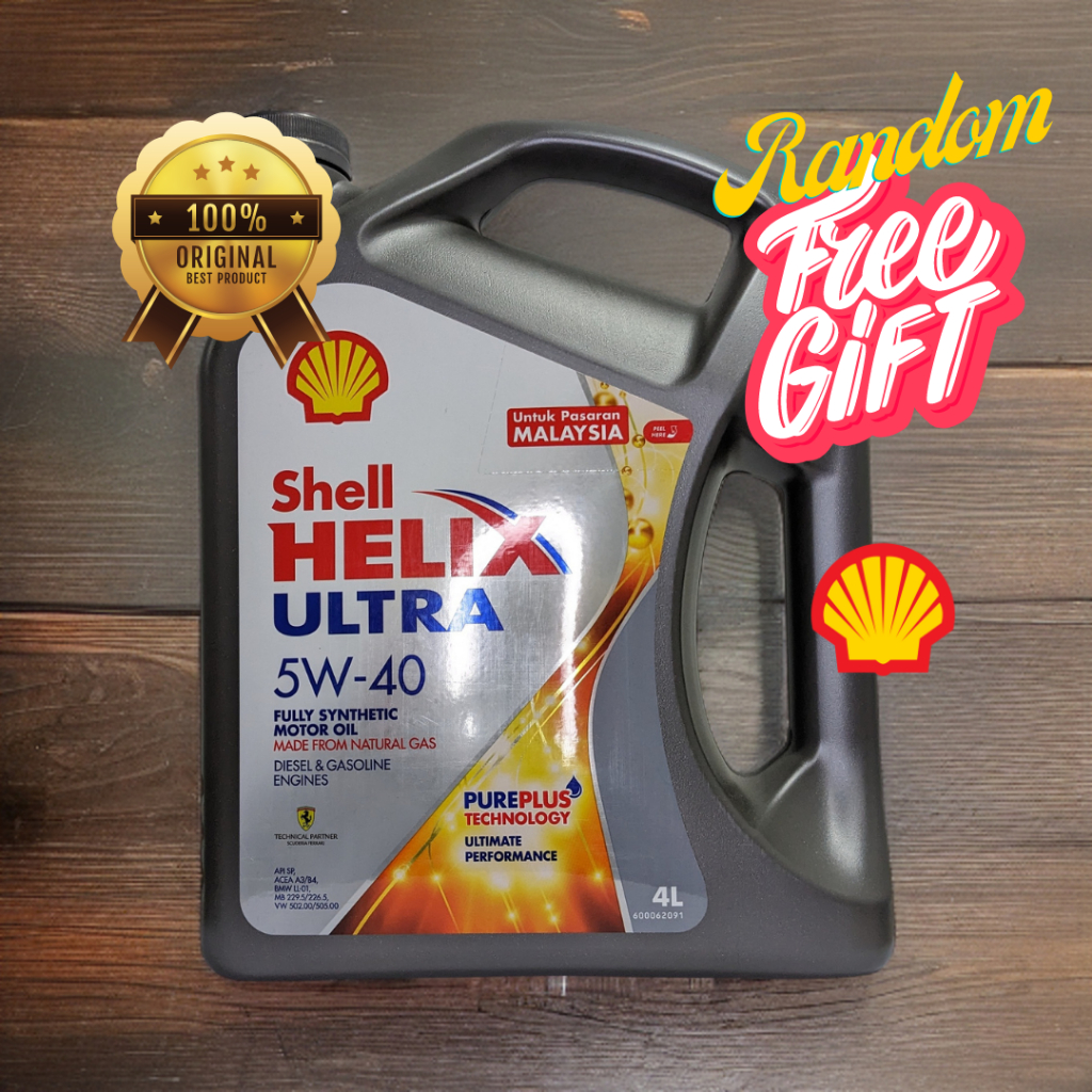 SHELL HELIX ULTRA [100% ORIGINAL SHELL MALAYSIA] | Shopee Malaysia