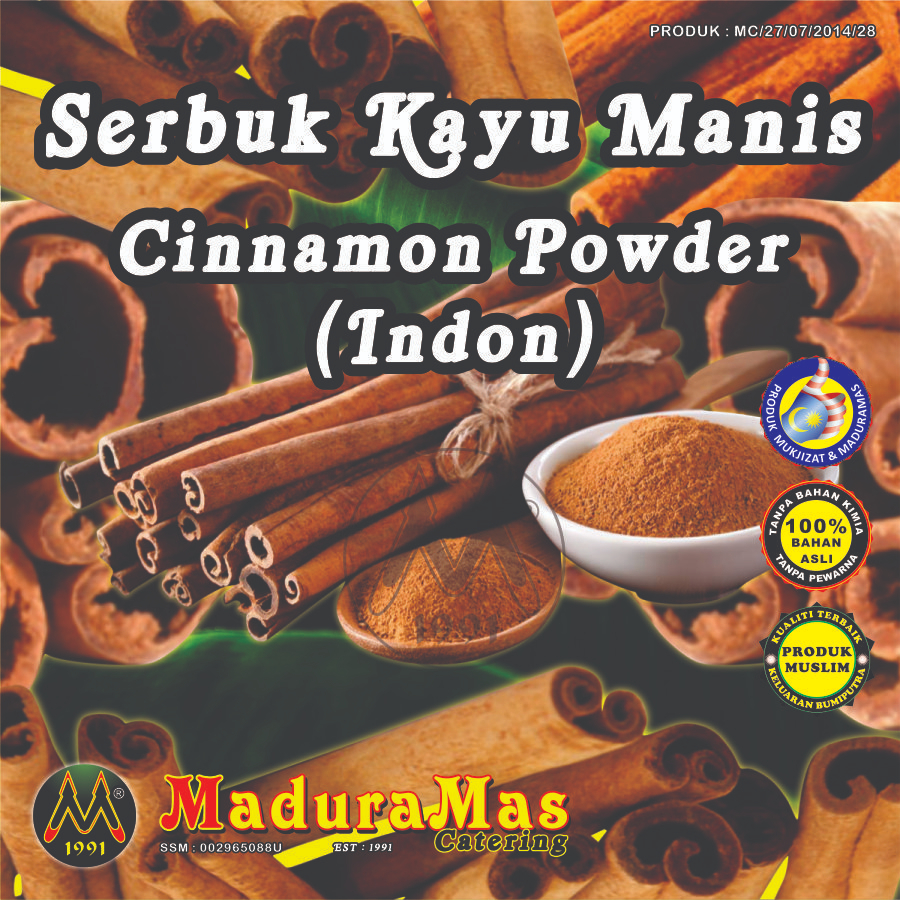Serbuk Kayu Manis - Cinnamon Powder ( Indonesia ) 10g - 50g ( 100% Asli ...