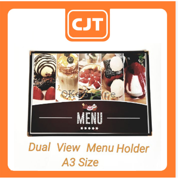 A3 Clear Case Menu Holder - 2-Sides View A3 Menu Holder / (A4) 164 ...