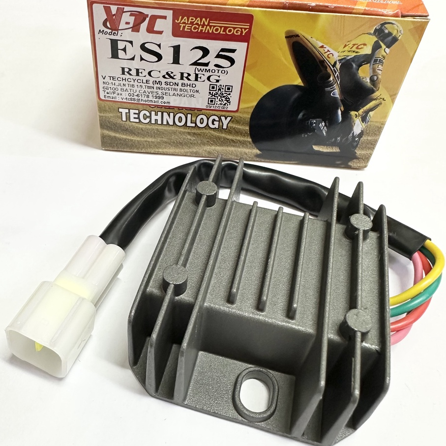 WMOTO ES125 ES 125 RECTIFIER REGULATOR KATAU VTC | Shopee Malaysia