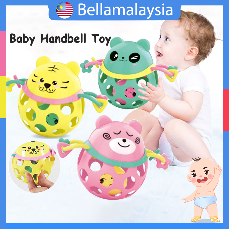 Bella Baby rattle stick teether Soft Handbell toy Cartoon Teether Early ...