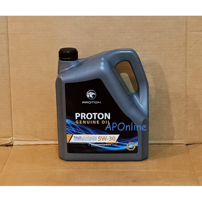 Proton 5w30 Sn Genuine Original Engine Oil Fully Synthetic (4 Liter ...