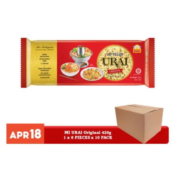 [Clearance] Mi Urai Original/ Flat 420G (Ready Stock/ Carton) | Shopee ...