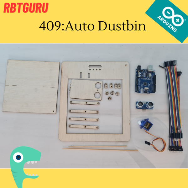 Automatic Dustbin kit for STEM and RBT project || Projek RBT Tong Sampah Automatik | Shopee Malaysia
