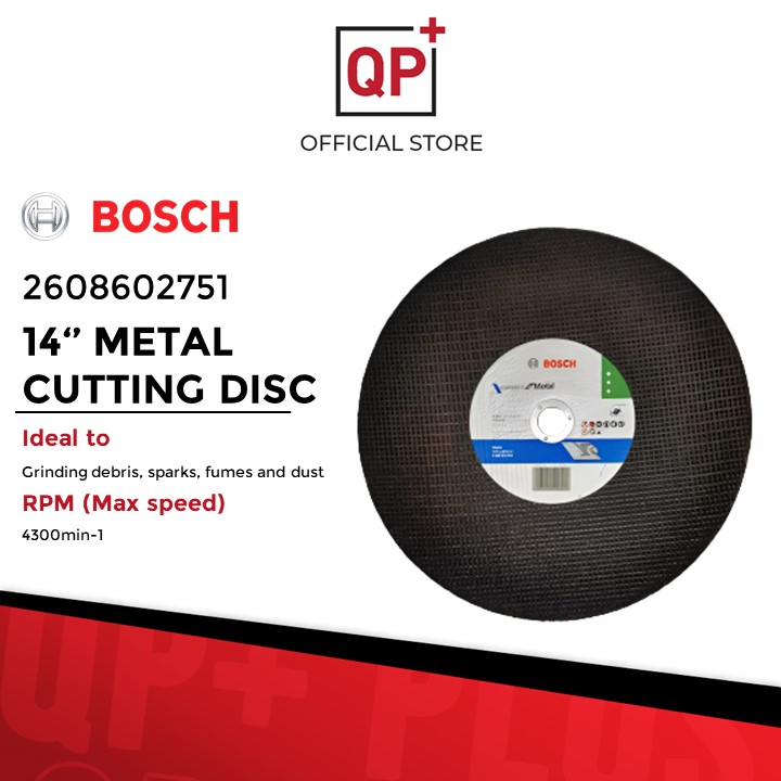 BOSCH 14'' HEAVY METAL CUTTING DISC CAKERA PEMOTONG LOGAM 14" | Shopee ...