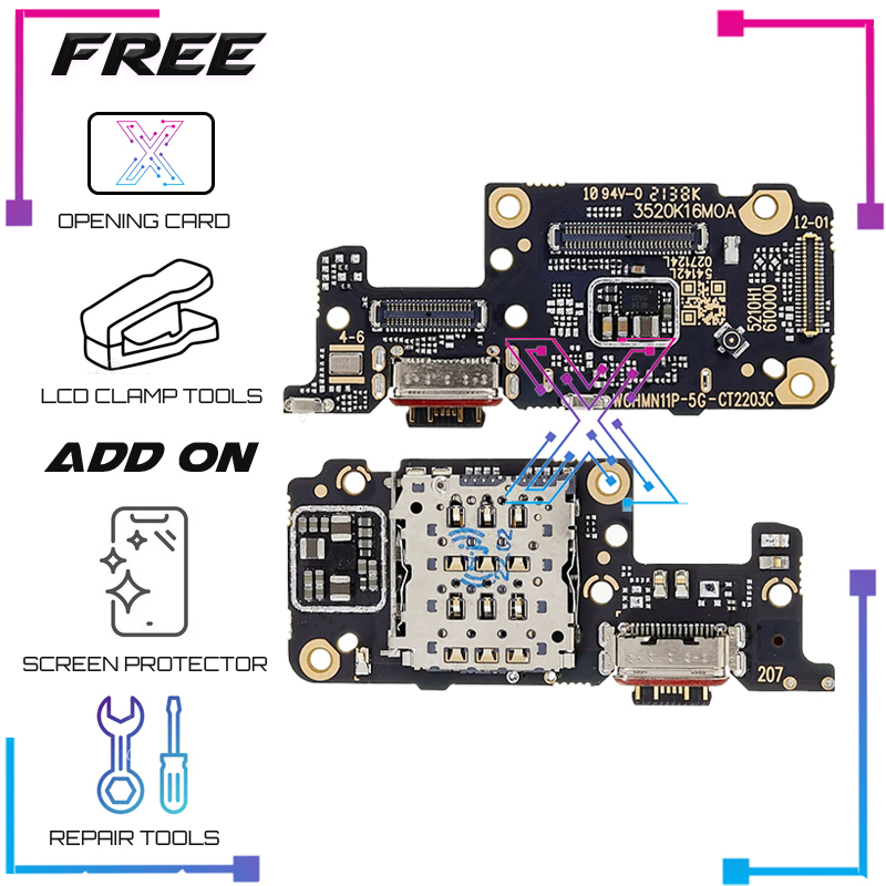 For Redmi Note 11 Pro Plus 5G Charging Plug Board With Microphone ...