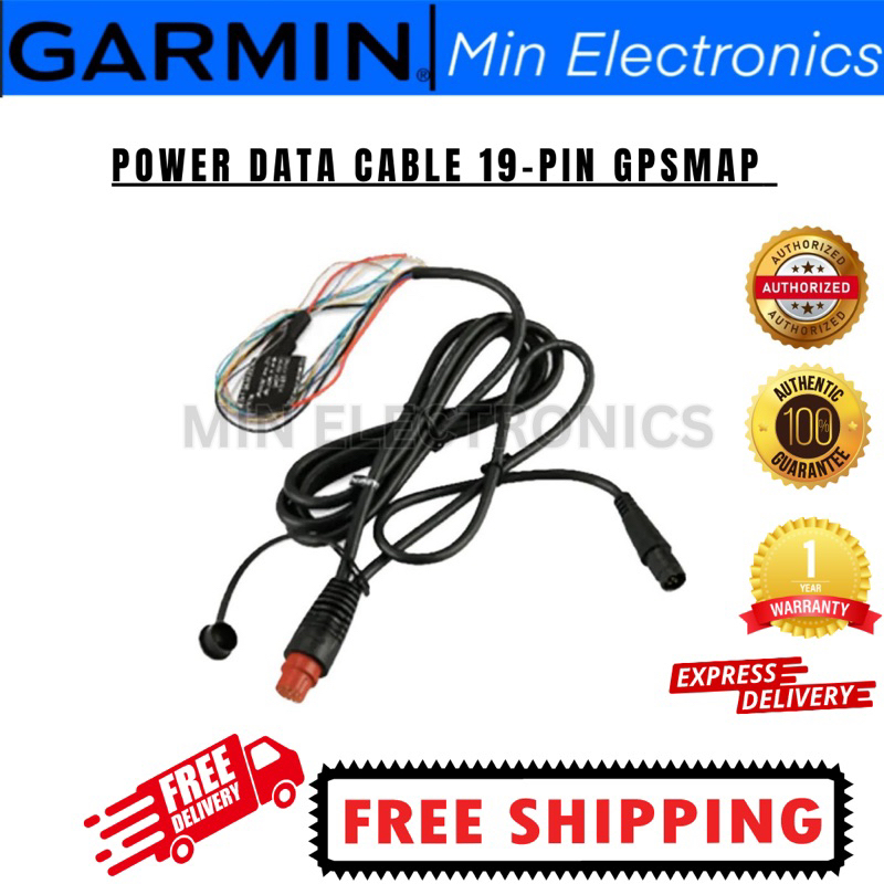 GARMIN Power/Data/Xdcr Cable, 19-PIN, GPSMAP | Shopee Malaysia