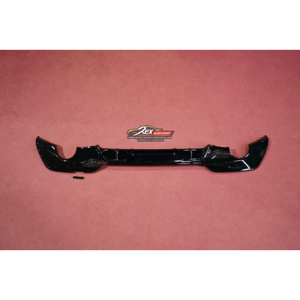 BMW 3 Series G20 Rear Diffuser MP Gloss Black 330i 330e 340i Square ...