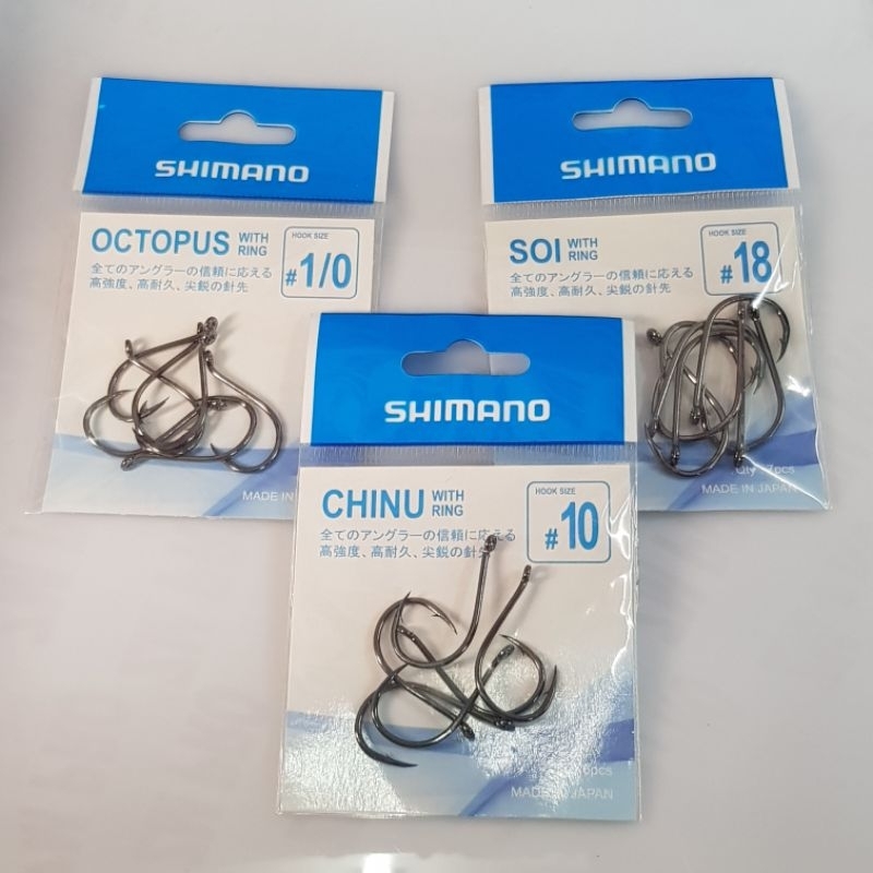 Shimano Chinu / Soi / Octopus with Ring Hook Fishing Hook Made in Japan ...