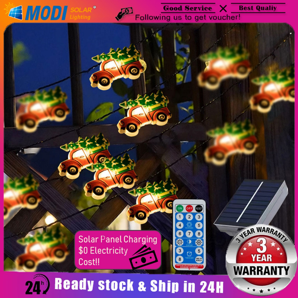 Modi Solar String Light LED Garden Lights 5M/50 Lights Car Shape ...