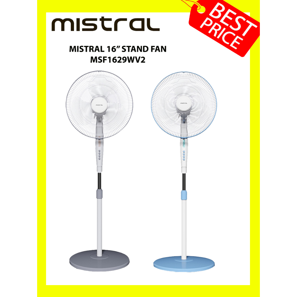 MISTRAL 16" STAND FAN MSF1629WV2 RANDOM COLOUR | Shopee Malaysia