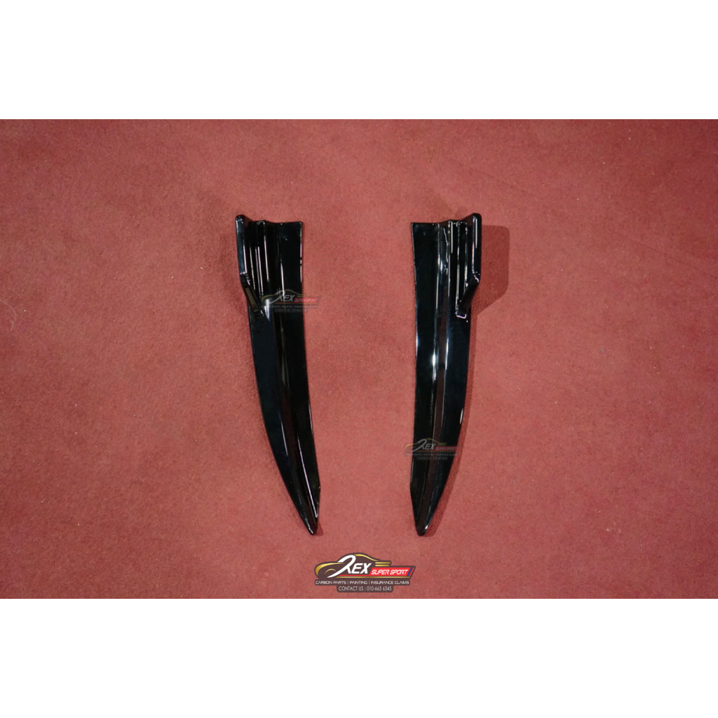 BMW 3 Series G20 / G20 LCI Rear Bumper Lip Real Carbon Fiber / Gloss ...