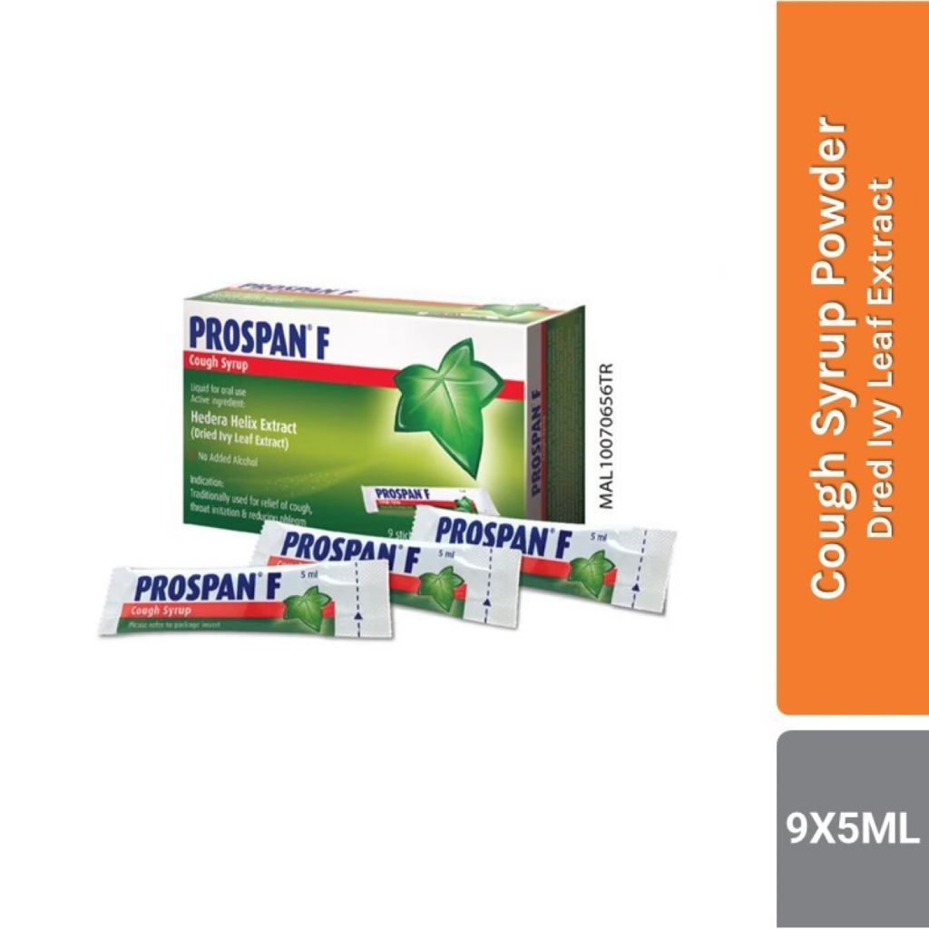 Prospan F Cough Syrup 5mL x 9's (Convenient Pack) | Shopee Malaysia