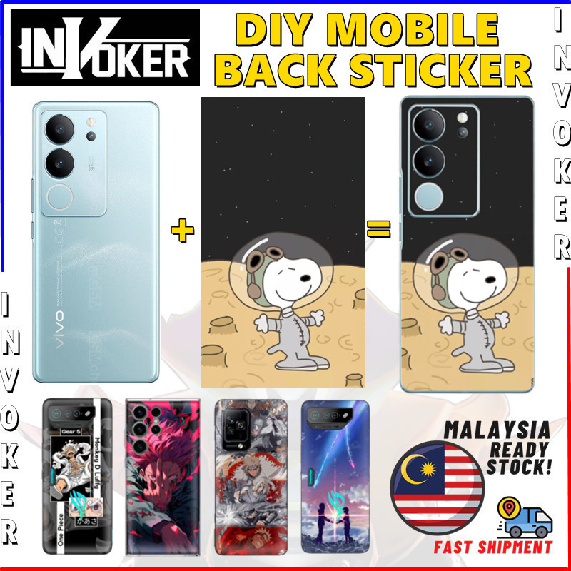 Vivo V40e 5G / V40 Pro / V30 V30e V29 V29e V27 Pro V27e V25 V25e V23 Pro V23e 电话背膜 SNOOPY DIY ...