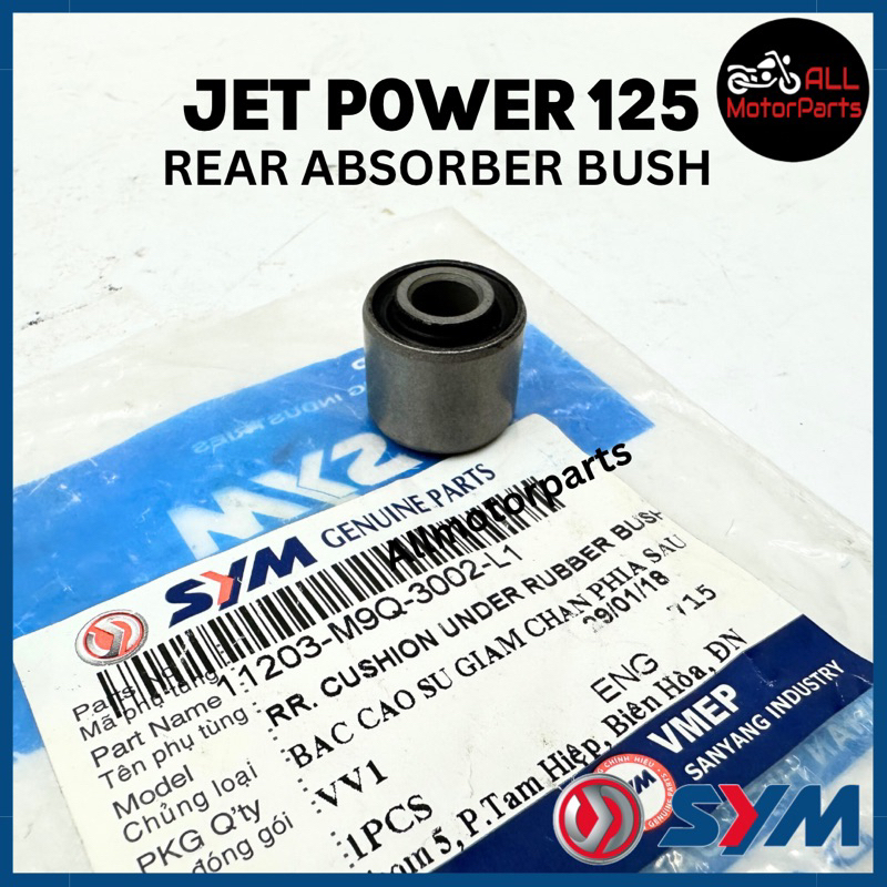 [100% ORI] JET POWER 125 REAR ABSORBER ENGINE BUSH 11203-M9Q-3002-L1 ...