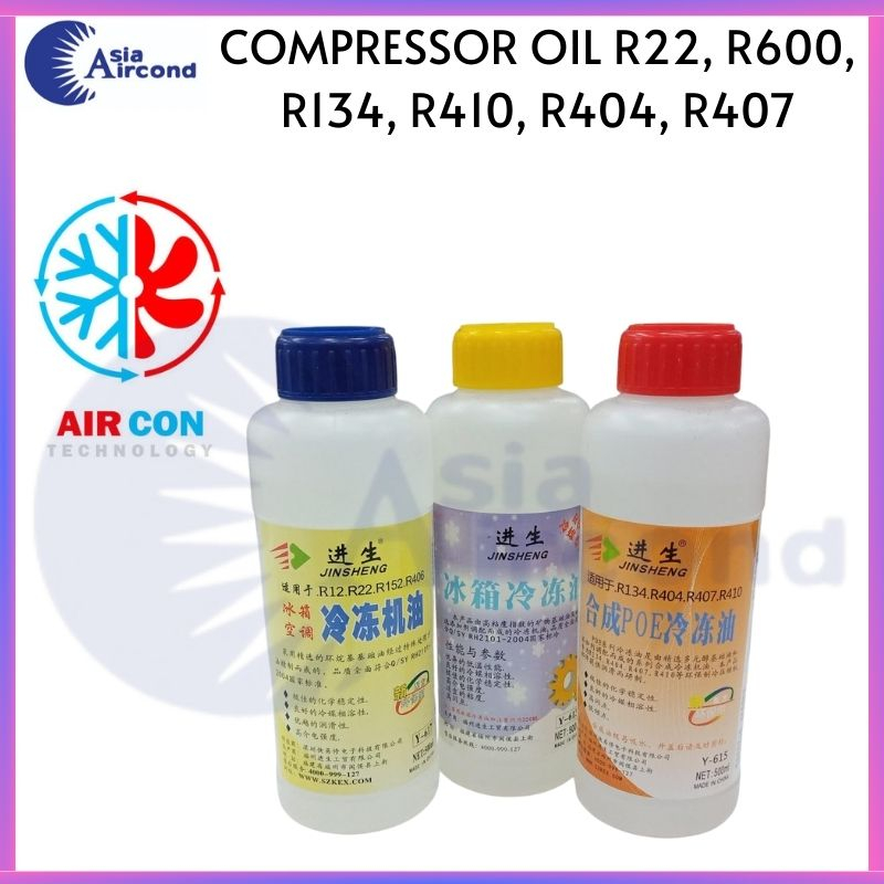 REFRIGERATOR OIL COMPRESSOR R600A , R22A , R410A ( YL , BL , RD ...